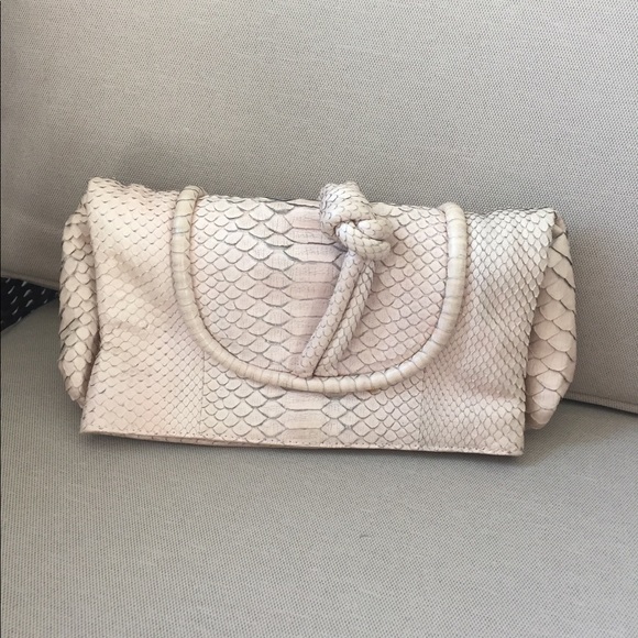 Loewe | Bags | Loewe Python Clutch Blush Pink | Poshmark